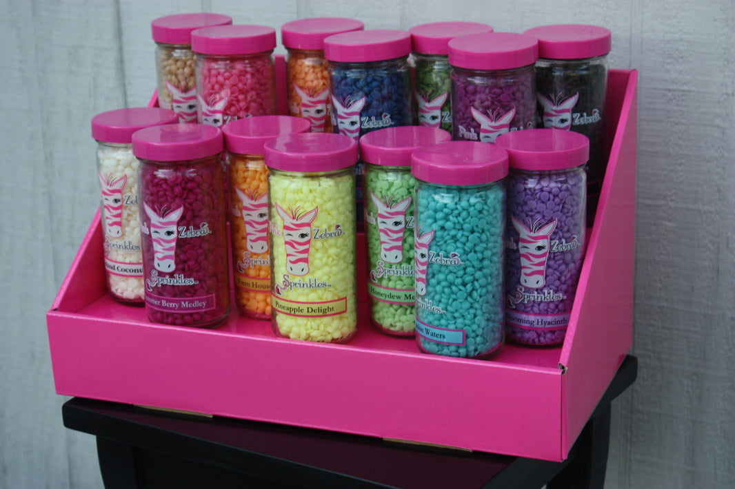 Cardboard Counter Display - Pink Salmon – Stack Displays