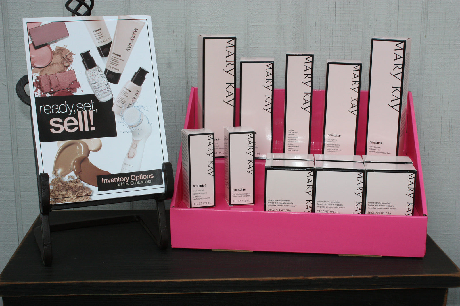 Cardboard Counter Display - Pink Salmon – Stack Displays